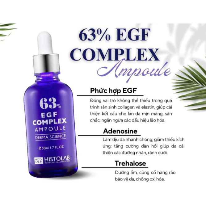 [ HISTOLAB] SERUM 63 EGF COMPLEX AMPOULE - SERUM Chống lão hóa Histolab 63%egf | Shopee Việt Nam