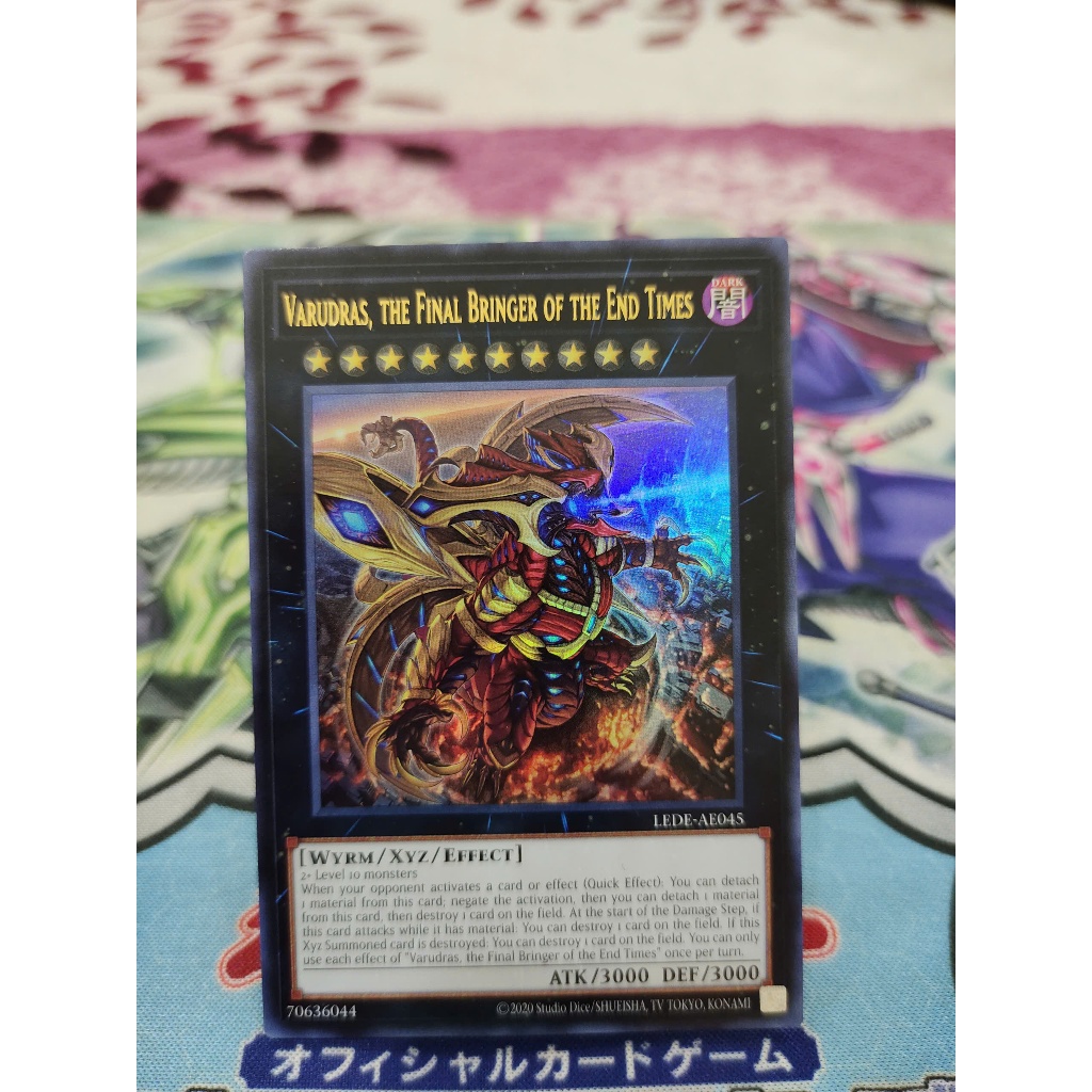Thẻ bài Yugioh chính hãng - Varudras, the Final Bringer of the End ...