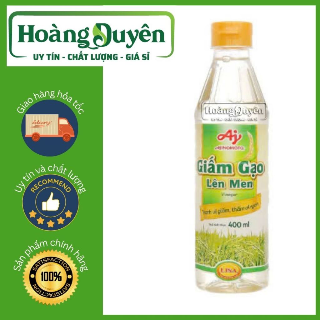 Giấm gạo lên men LISA chai 400ml | Shopee Việt Nam