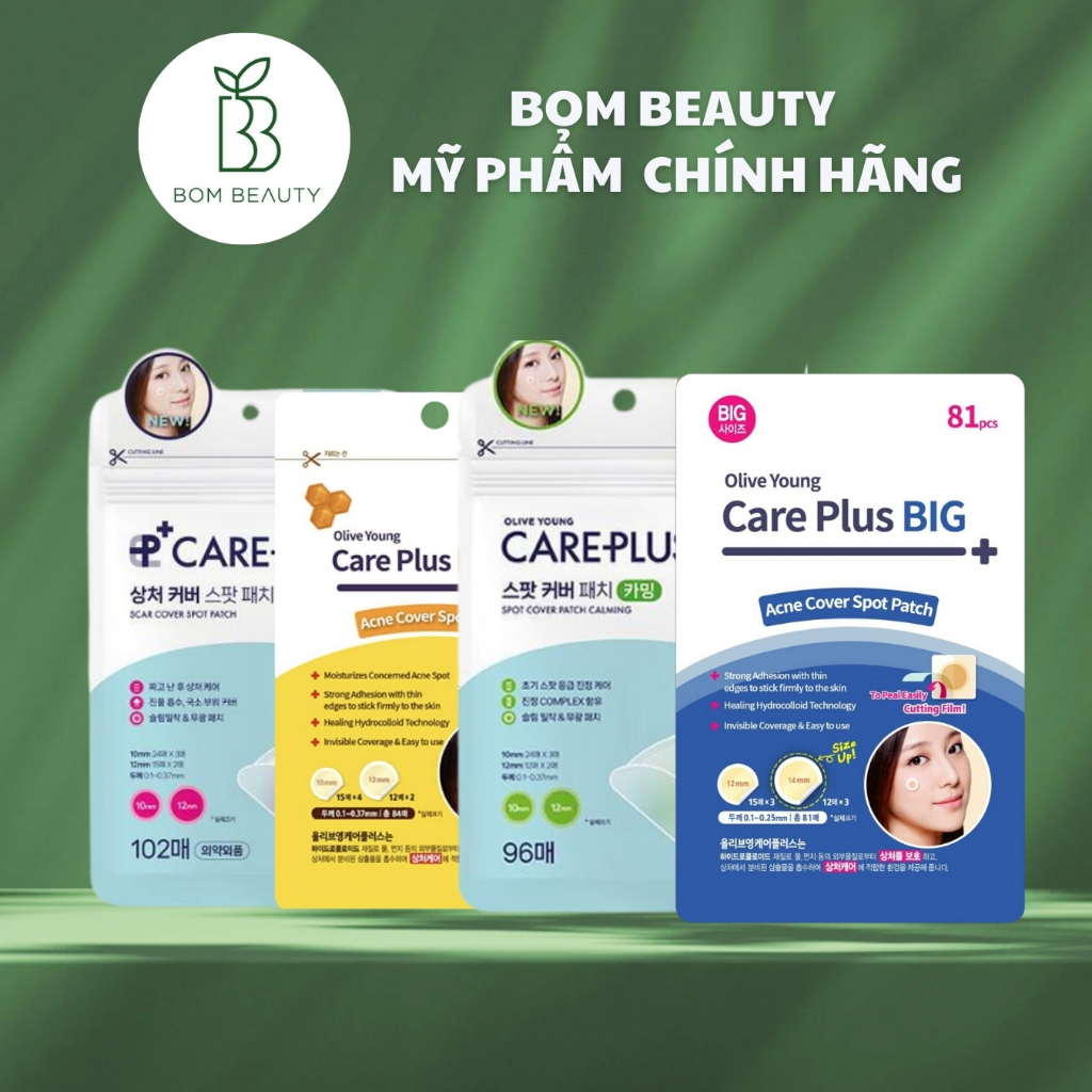 Mã A03] 1043- Miếng dán mụn Careplus Olive Young Oliveyoung care plus ...