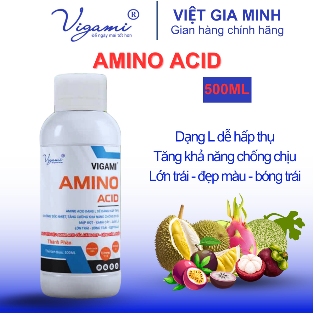 Phân bón Vigami Amino Acid (nguyên liệu BCF - Cộng Hoà Pháp) | Shopee Việt Nam