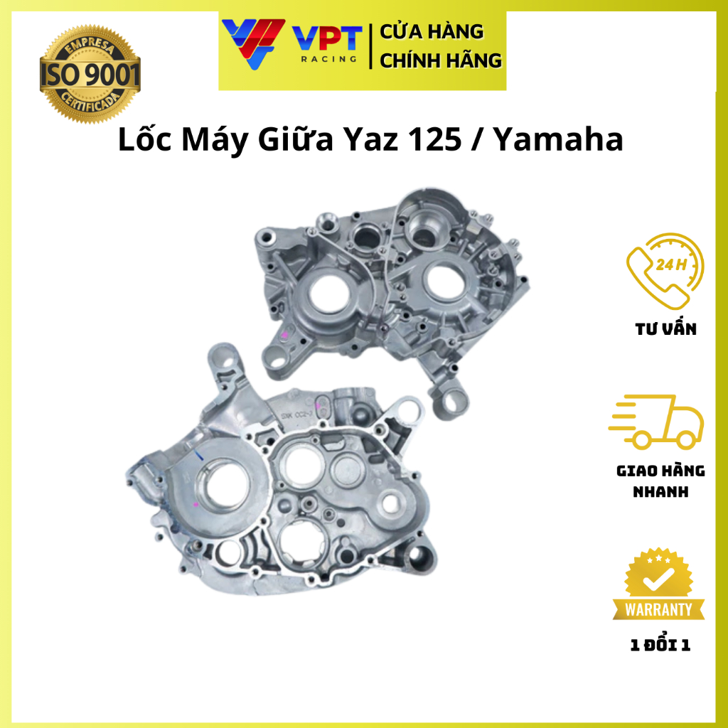 Lốc Máy giữa Y125Z, Y125ZR Chính Hãng Yamaha 5BU-E5150-00-Y | Shopee ...