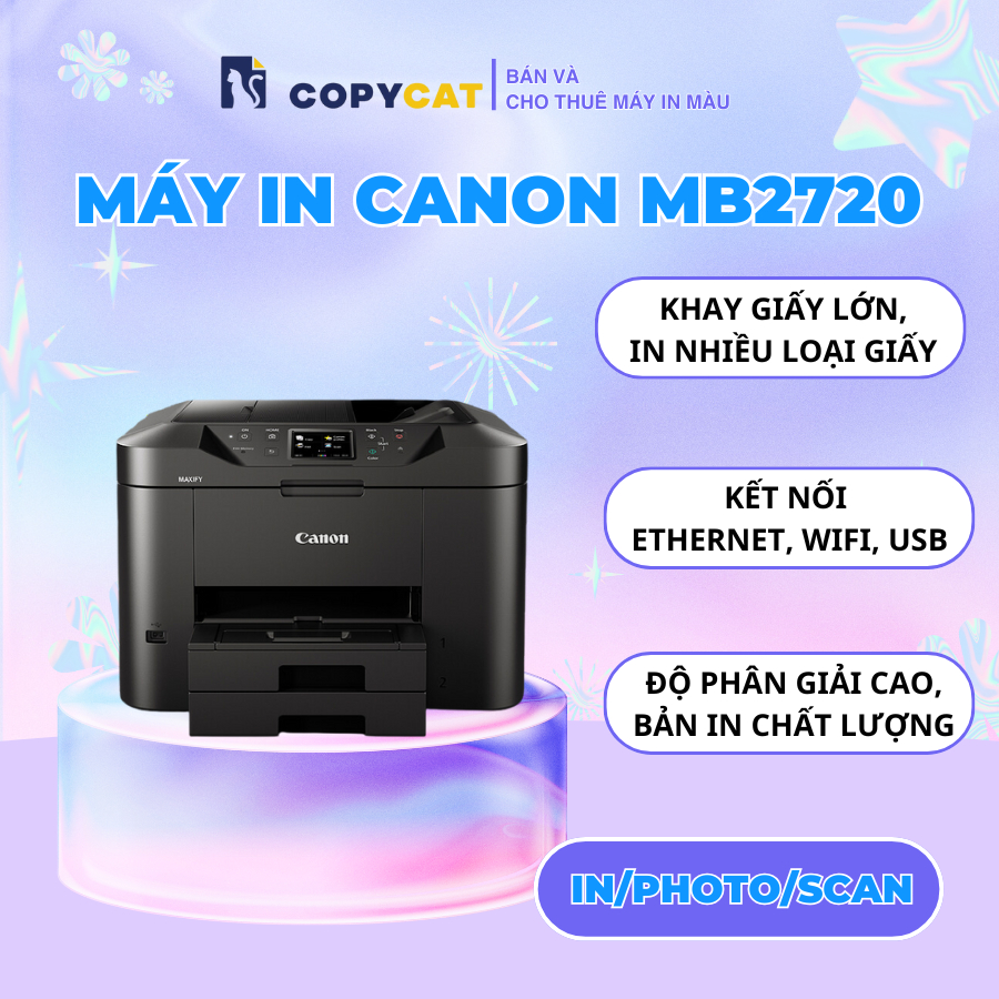 Máy in phun màu đa năng Canon MB2720 | Shopee Việt Nam