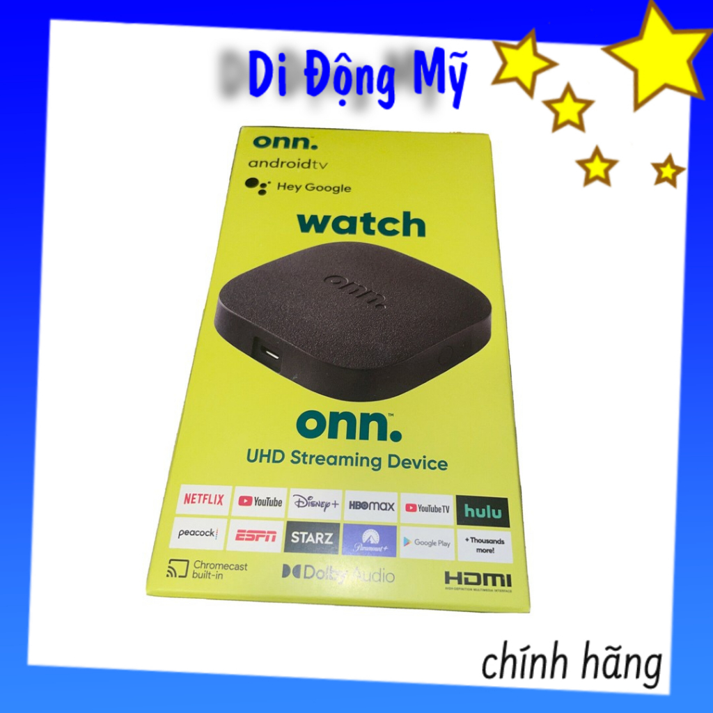 Onn Box Tivi - Onn Google TV Box hỗ trợ Dolby Audio, ra lệnh giọng nói ...