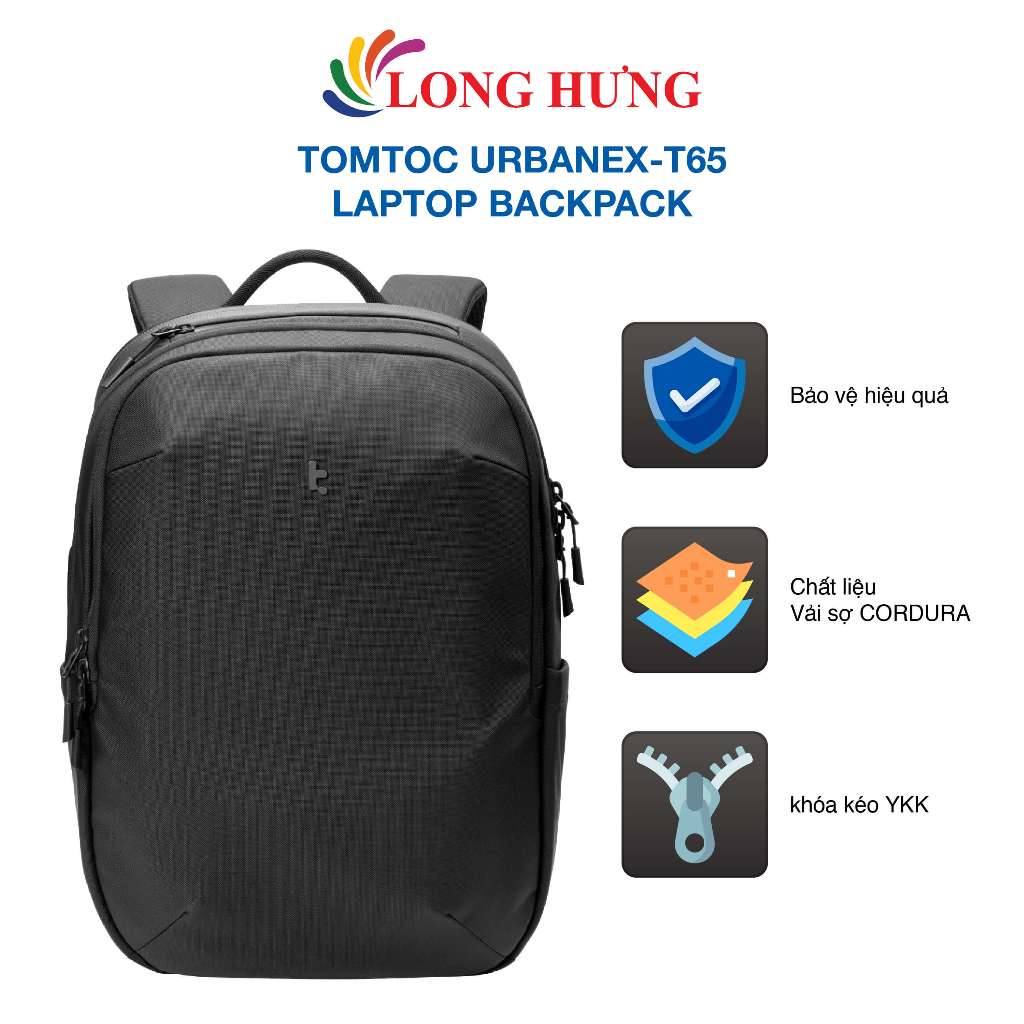 Ba lô Tomtoc UrbaNex-T65 Laptop Backpack - Hàng chính hãng | Shopee ...