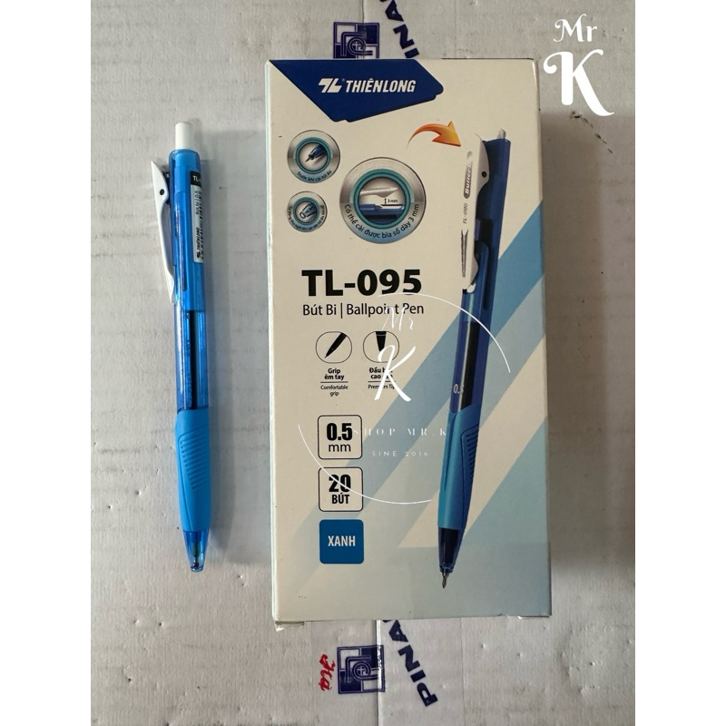 HỘP 20 BÚT BI BUTTER INK TL-095 | Shopee Việt Nam