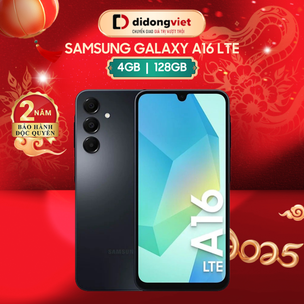 Điện thoại Samsung Galaxy A16 LTE Ram 4GB | 128GB, Màn hình 6.7" - Chip ...