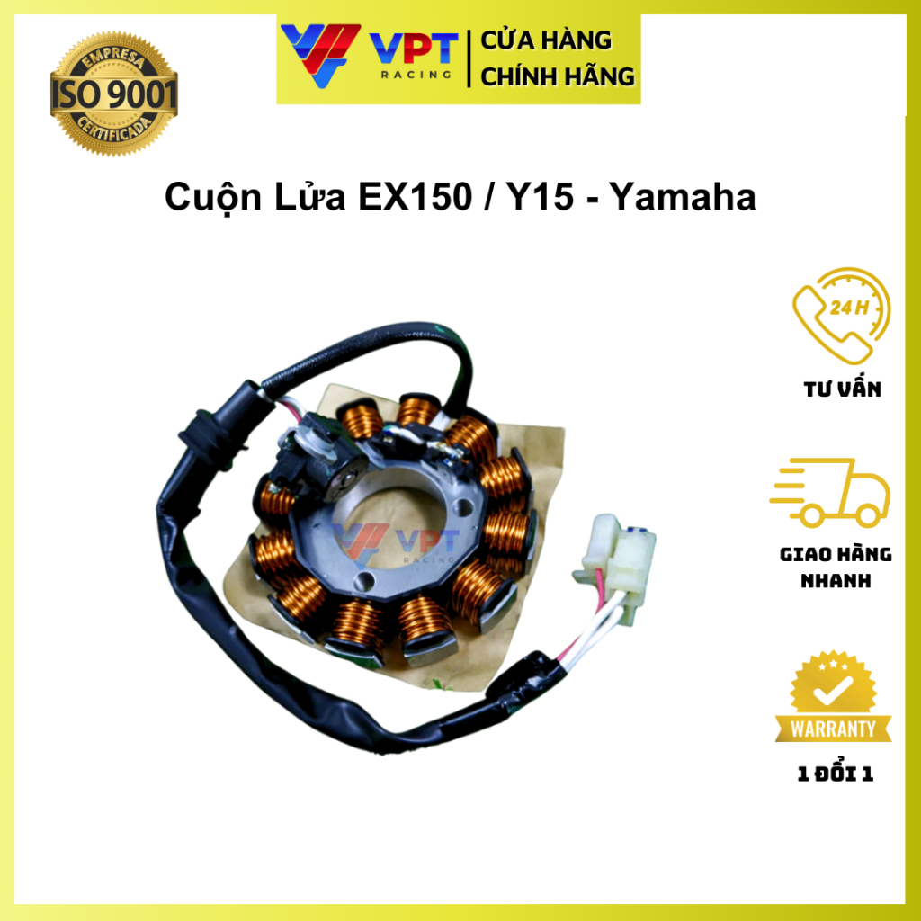Cuộn lửa (mâm lửa) Exciter 150 / Y15 chính hãng Yamaha 2PV-H1410 ...