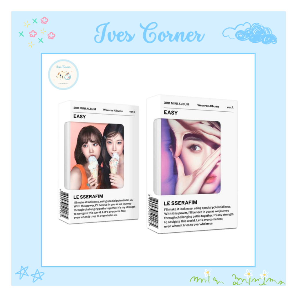 TÁCH LẺ ALBUM WEVERSE EASY LESSERAFIM | Shopee Việt Nam