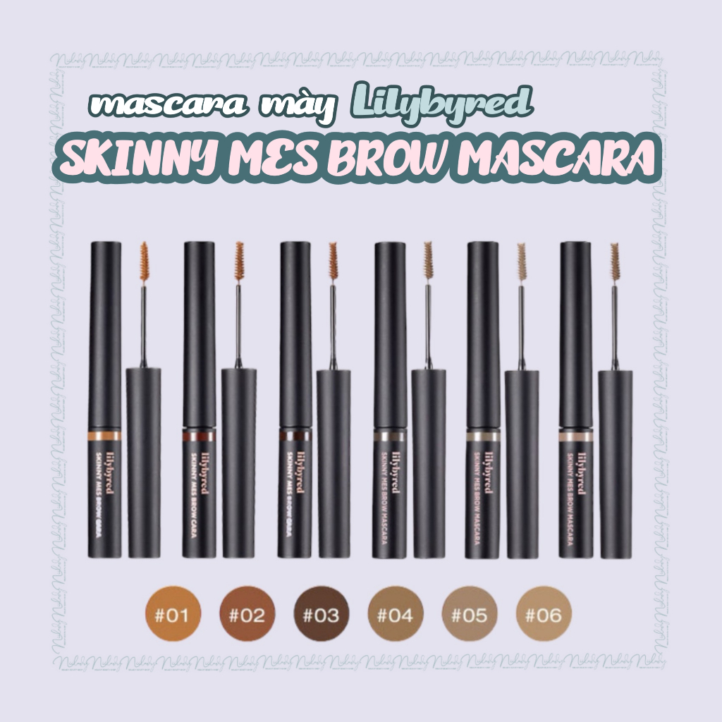 Mascara mày Lilybyred Skinny Mes Brow Mascara | Shopee Việt Nam