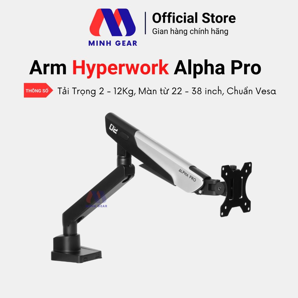 Giá treo / Arm màn hình HyperWork Alpha Pro HPW GMA02 - Hàng Chính Hãng ...