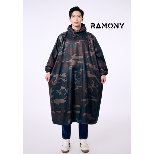 Áo mưa bit Ramony cỡ XXL vải zằn zi quân đội | Shopee Việt Nam