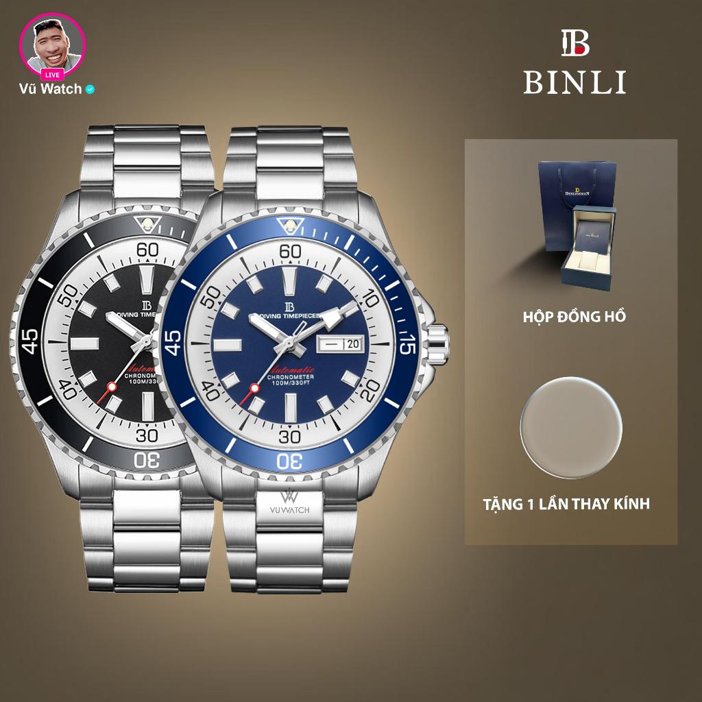 Đồng Hồ Nam BINLI BL2119G | Tặng 1 lần thay kính miễn phí | Shopee Việt Nam