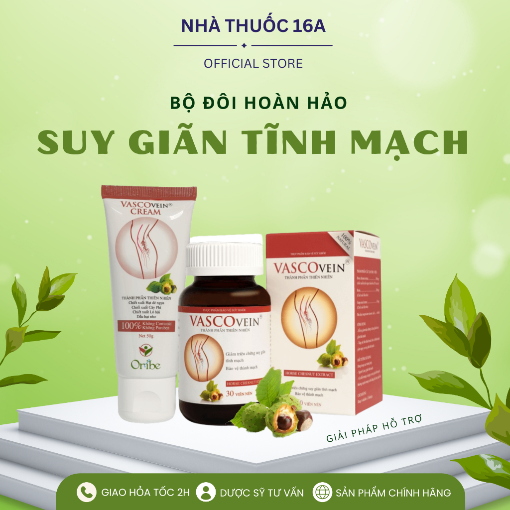 VASCOVEIN - HỖ TRỢ GIẢM SUY GIÃN TĨNH MẠCH, TĂNG ĐỘ BỀN THÀNH MẠCH ...