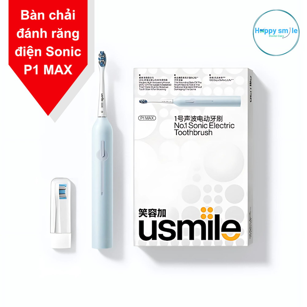 Bàn chải đánh răng, điện sóng âm Usmile P1 max (series 2024) | Shopee Việt Nam