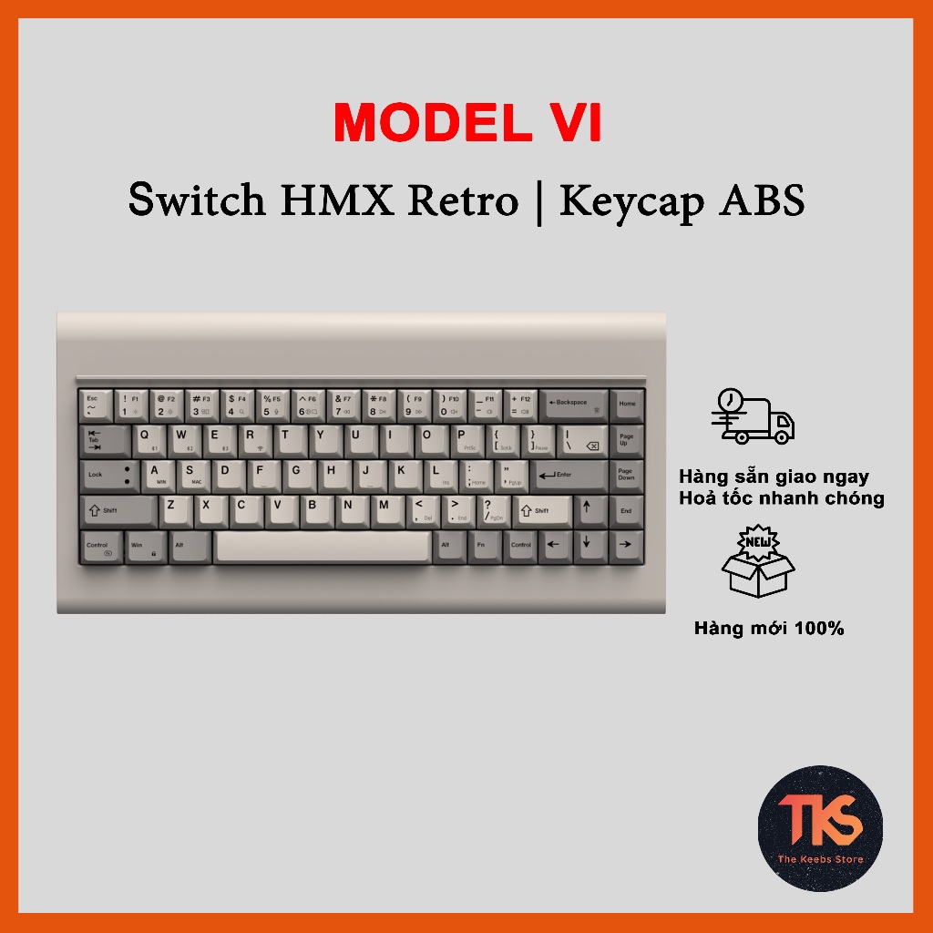 [ HỎA TỐC GIAO NGAY ] Model VI Keyboard mạch hàn | Switch HMX Retro ...