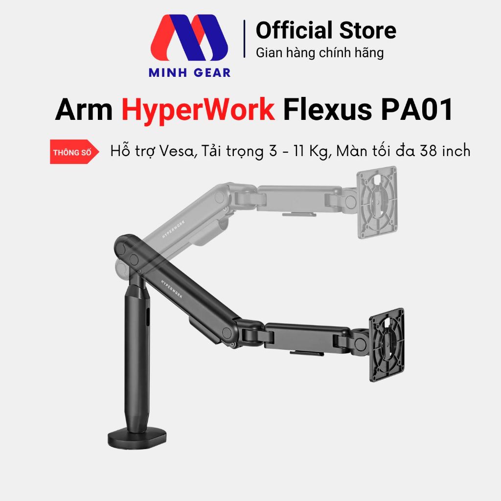 Giá treo / ARM màn hình HyperWork Flexus PA01 - Hàng Chính Hãng ...