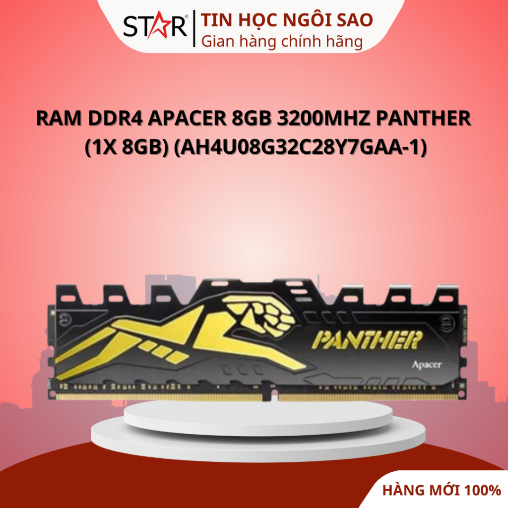 Ram DDR4 Apacer 8GB 3200Mhz Panther (1x 8GB) - Bảo hành 36 tháng ...