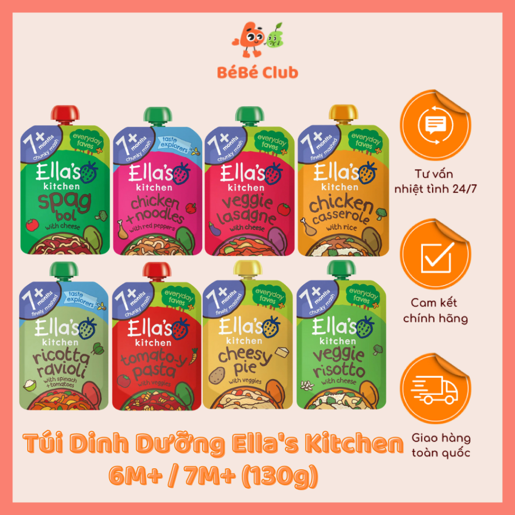 Túi Dinh Dưỡng Ella's Kitchen 6M+ / 7M+ (130g) | Shopee Việt Nam