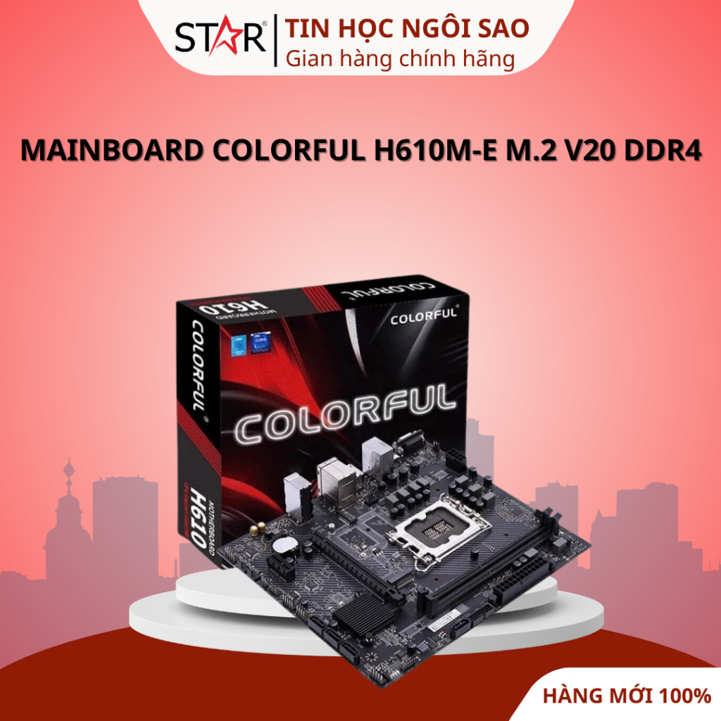 Mainboard Colorful H610M - E M.2 V20 DDR4 - Bảo hành 36 tháng | Shopee ...