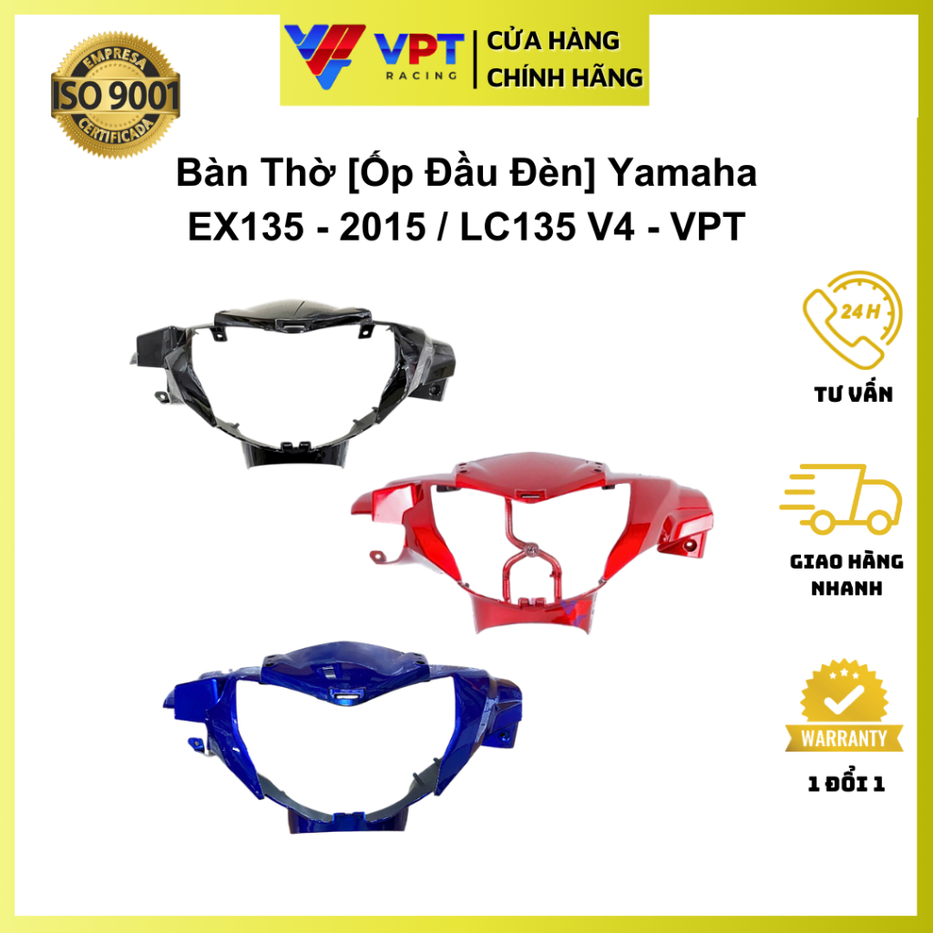 Bàn thờ (ốp đầu đèn) Exciter 135-2015, LC135 V4 chính hãng Malaysia 55D ...