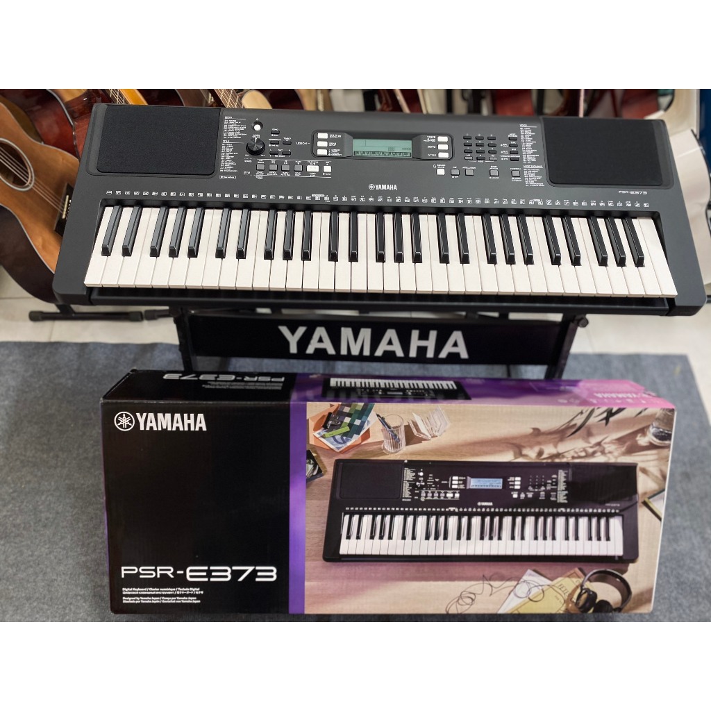 Đàn organ Yamaha PSR E373 61 phím màu đen | Shopee Việt Nam