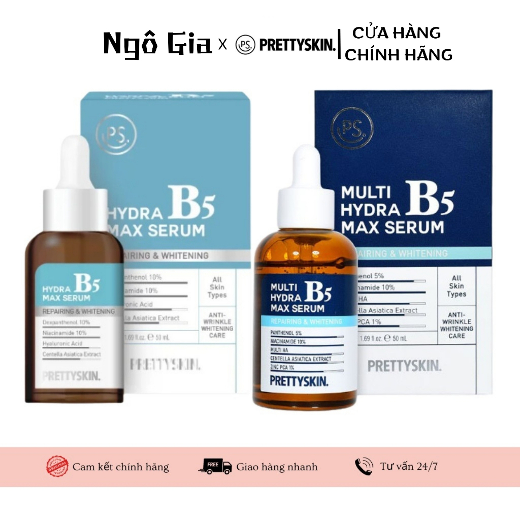 Tinh Chất Phục Hồi, Dưỡng Trắng Da Pretty Skin Hydra B5 Max Serum ...