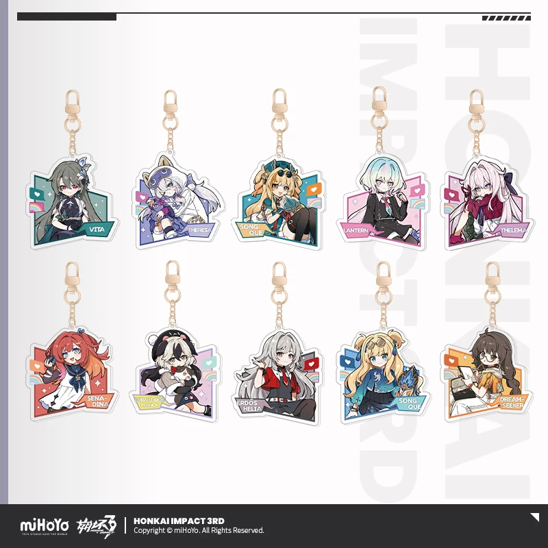 [Order][Đọc mô tả] Móc khóa Honkai Impact 4 | Shopee Việt Nam