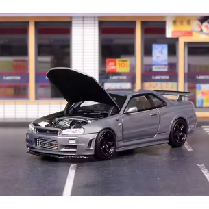Mô hình ô tô Nissan Skyline GT-R Mk5 R34 Nismo Z-Tune 1/64 MH | Shopee ...