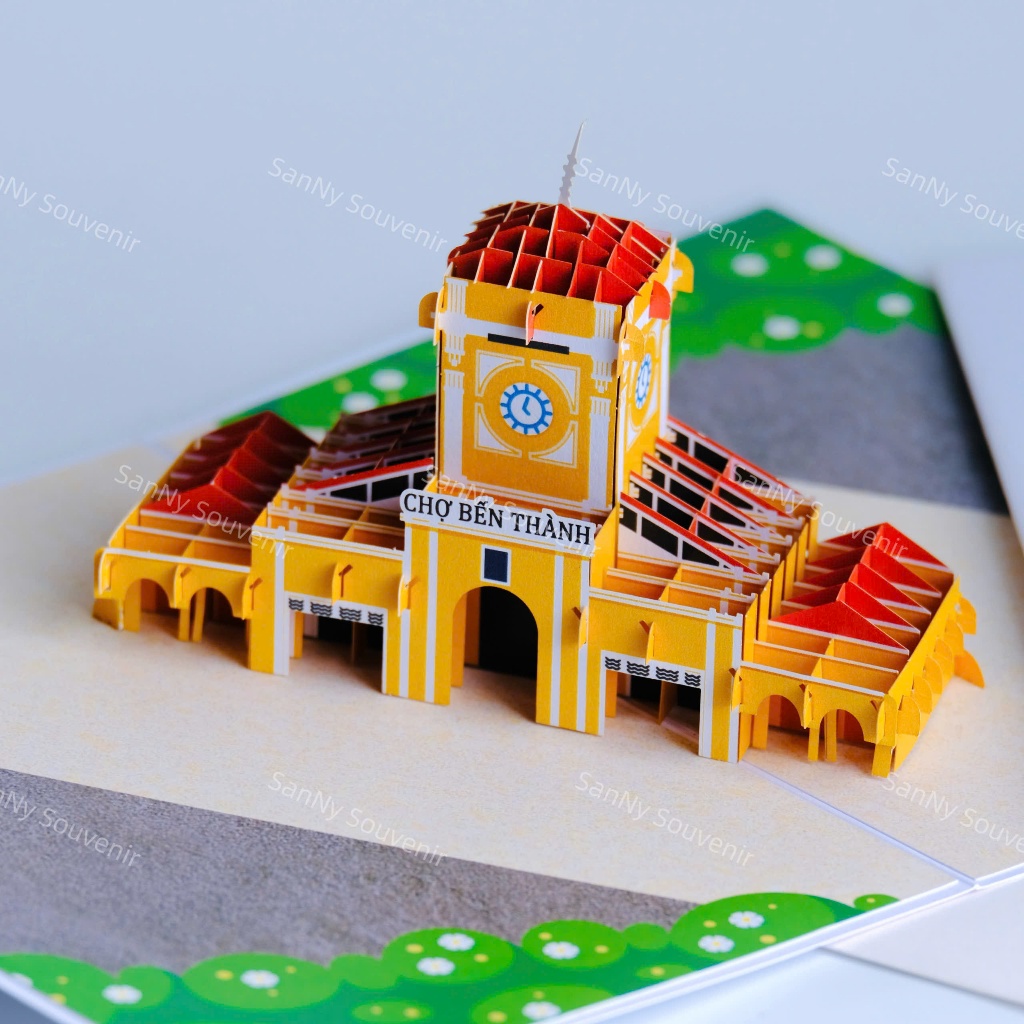 Thiệp 3D Popup quà tặng lưu niệm Việt Nam Sanny Souvenir | Shopee Việt Nam