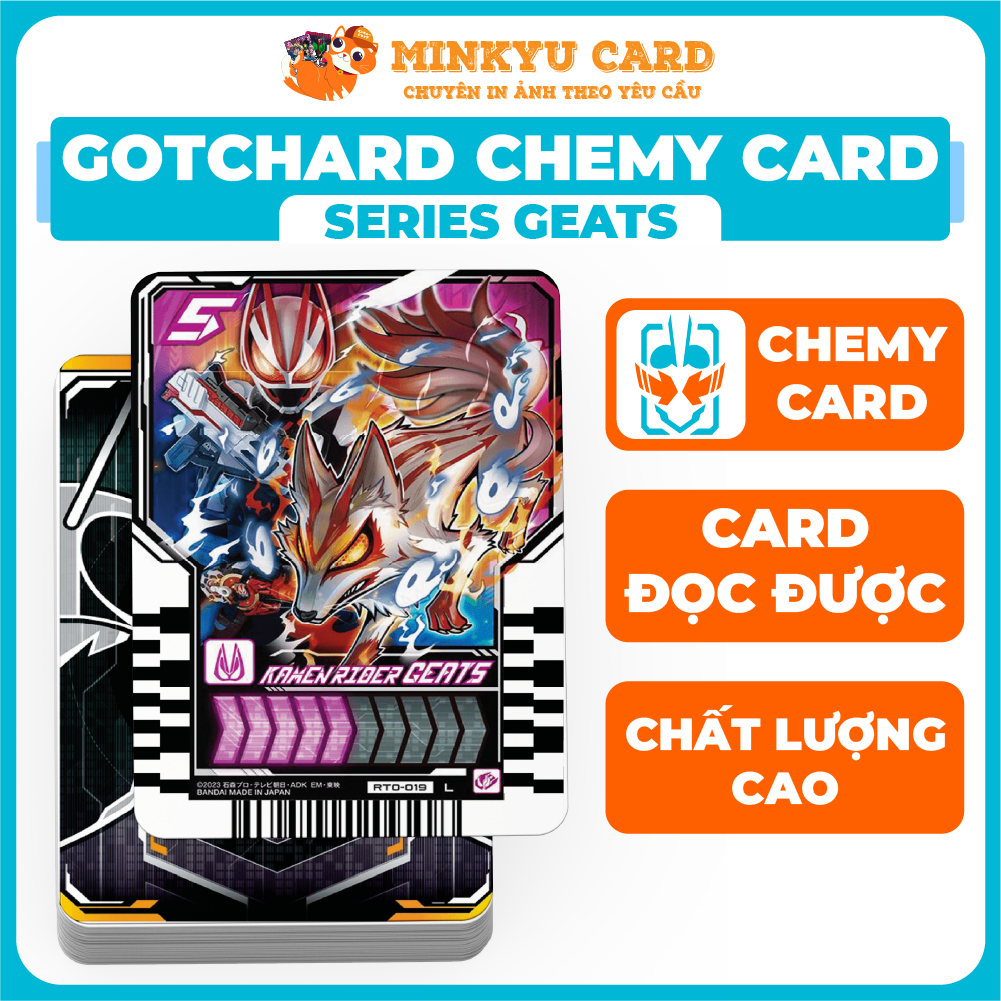 [CARD IN] Thẻ bài Kamen Rider Gotchard [Gotchard Chemy card] Kamen ...