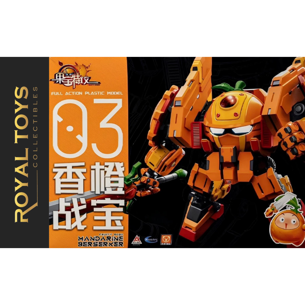 [HÀNG CÓ SẴN] Mô Hình Lắp Ráp Fruity Robo Mandarine Berserker "Quýt ...