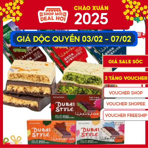 Socola Dubai Thượng Hạng - Hộp 3 Vị Độc Đáo (60g) 🍫 Siêu Ngon | Shopee ...