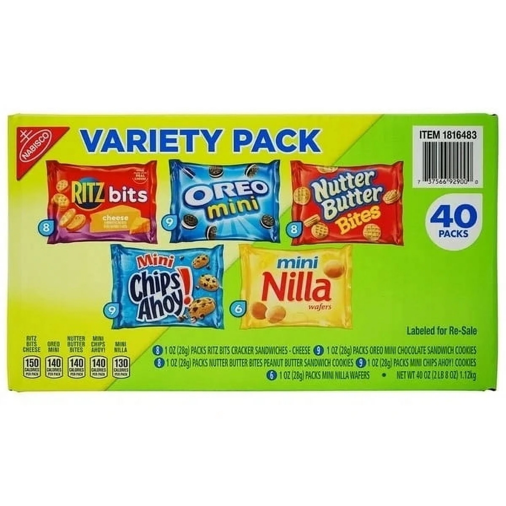 [HÀNG MỸ] Bánh Quy Nabisco (Mini Oreo, Mini Chips Ahoy, Ritz Bits ...