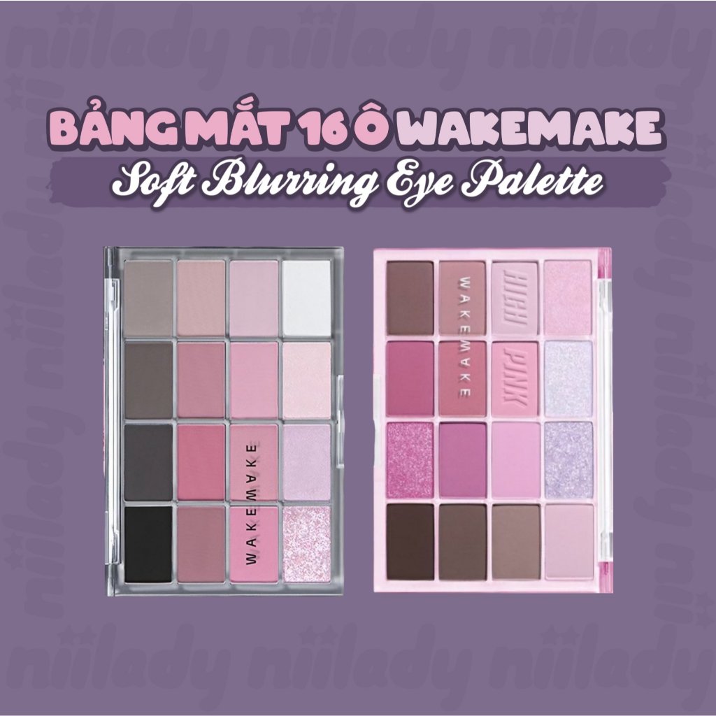(HSD 2/2027) Bảng mắt WAKEMAKE Soft Blurring Eye Palette 14g | Shopee Việt Nam