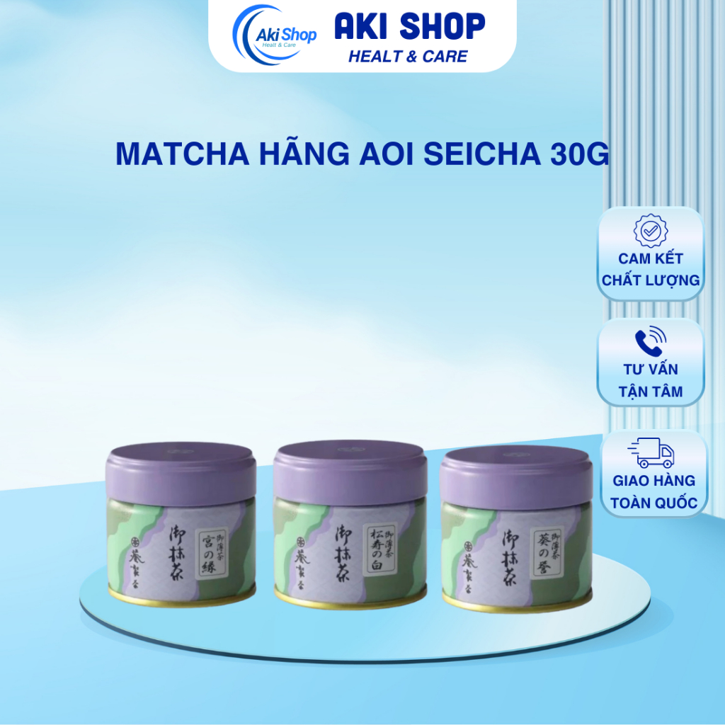 Matcha Hãng Aoi Seicha - Trà Truyền Thống Của Nhật Bản (Aoi No Homare ...
