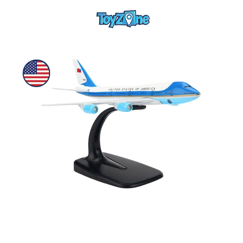 Mô hình máy bay Air Force One Boeing B747 16cm Everfly | Shopee Việt Nam