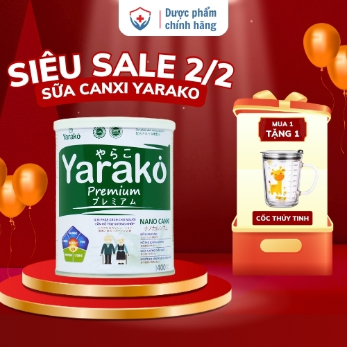 Sữa YARAKO PREMIUM NANO CANXI Giải Pháp Dành Cho Người Hỗ Trợ Xương Khớp Bổ Sung Canxi | Shopee ...