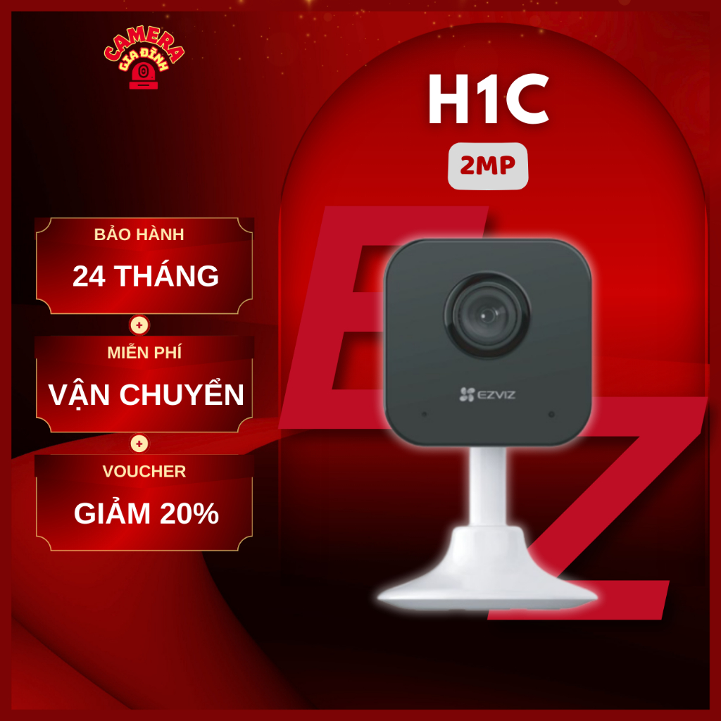 Camera Wifi EZVIZ H1C góc rộng 120 độ; đàm thoại 2 chiều; độ phân giải ...