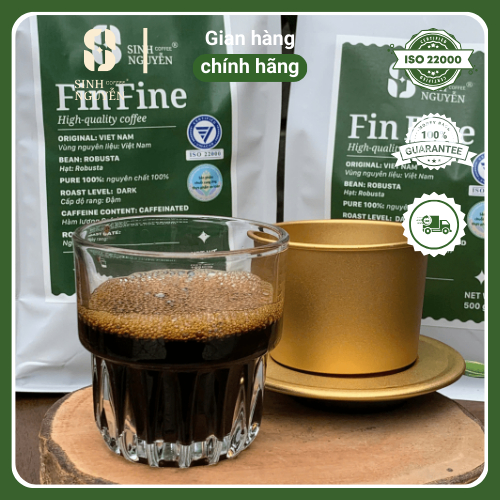 Cà phê FinFine từ Robusta, rang mộc, chất lượng cao, chuẩn xuất khẩu ...