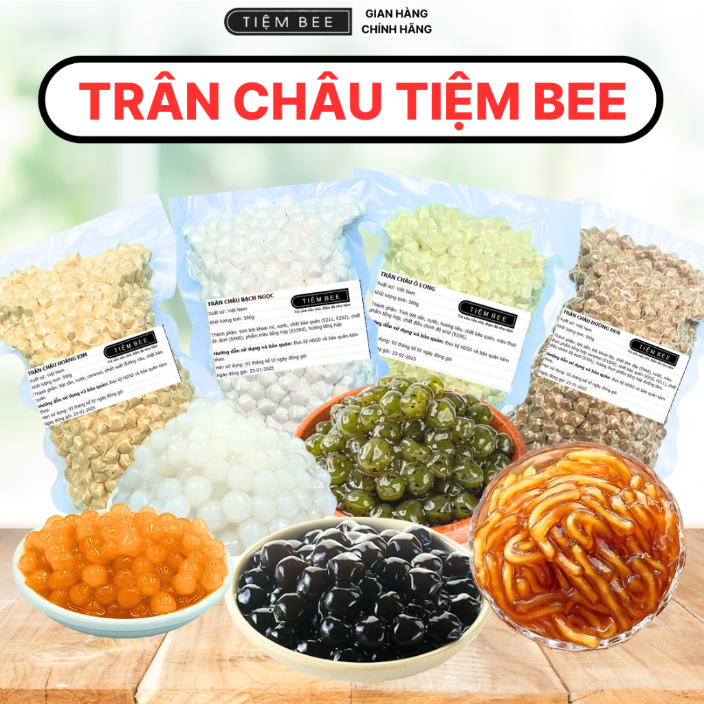 Trân Châu Topping Trà Sữa Đủ Vị Tiệm Của Bee - Beekit | Shopee Việt Nam