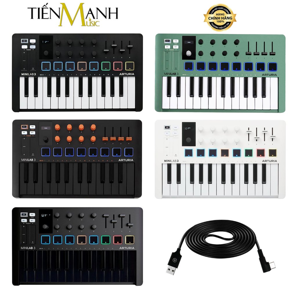 [Chính Hãng] Arturia MiniLab 3 MK3 - Midi Keyboard Controller MKIII Bàn ...