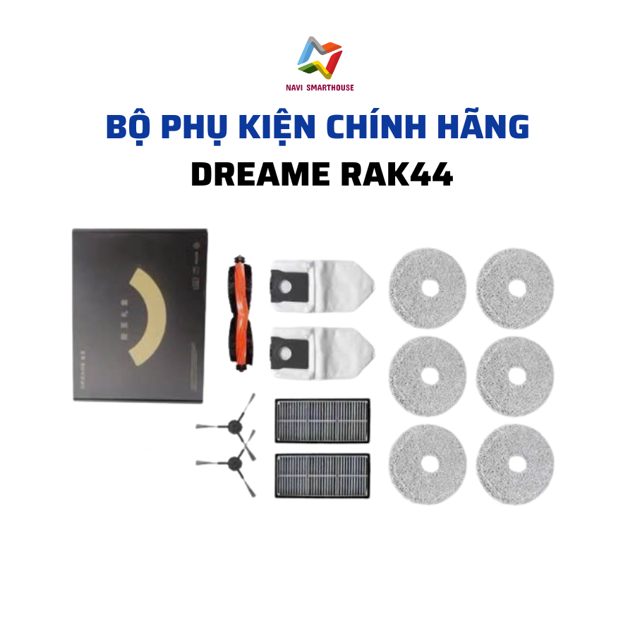 Bộ phụ kiện CH robot hút bụi Dreame X40 Ultra, L40 ultra, L20 ultra, khăn, lọc, chổi cạnh, chổi ...