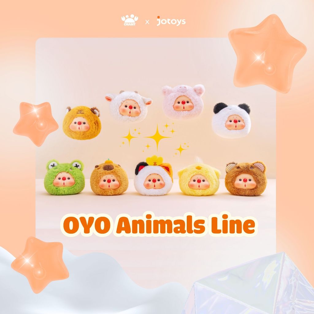 [CHÍNH HÃNG JOTOYS] Mô hình blind box cute OYO Animals Line Series hộp ...
