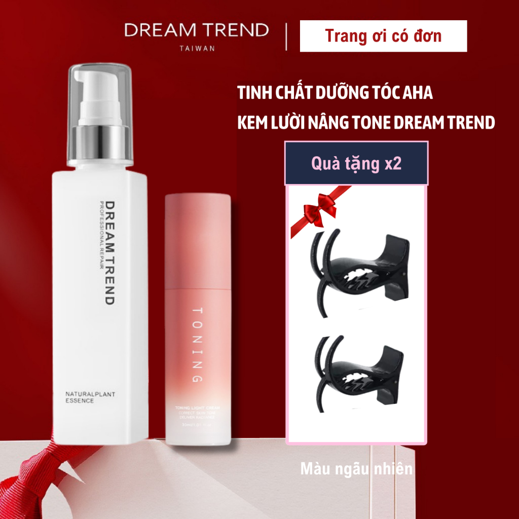 Combo Toning Dream Trend và dưỡng tóc AHA Essence Dream Trend | Shopee ...