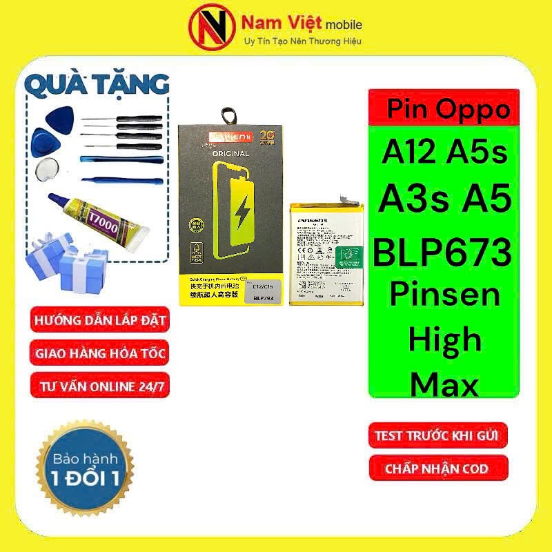 Pin Oppo A12 / A3s / A5s / A5 / A7 / Realme C1 / A31-2020 (BLP673 ...