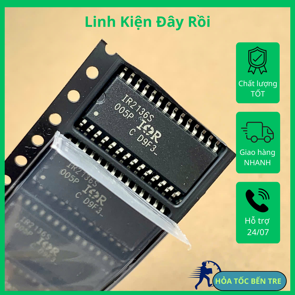 IC driver IR2136S 3 Phase MOSFET/IGBT Driver IC SOP-28 bao sống đổi trả ...