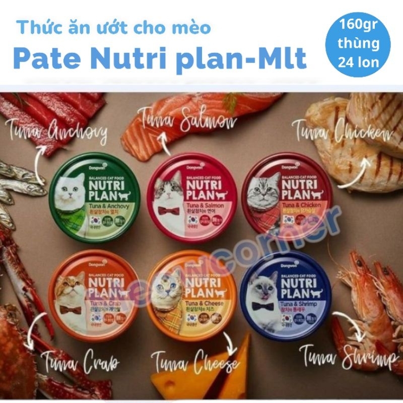 Pate nutri plan cho mèo 160g | Shopee Việt Nam