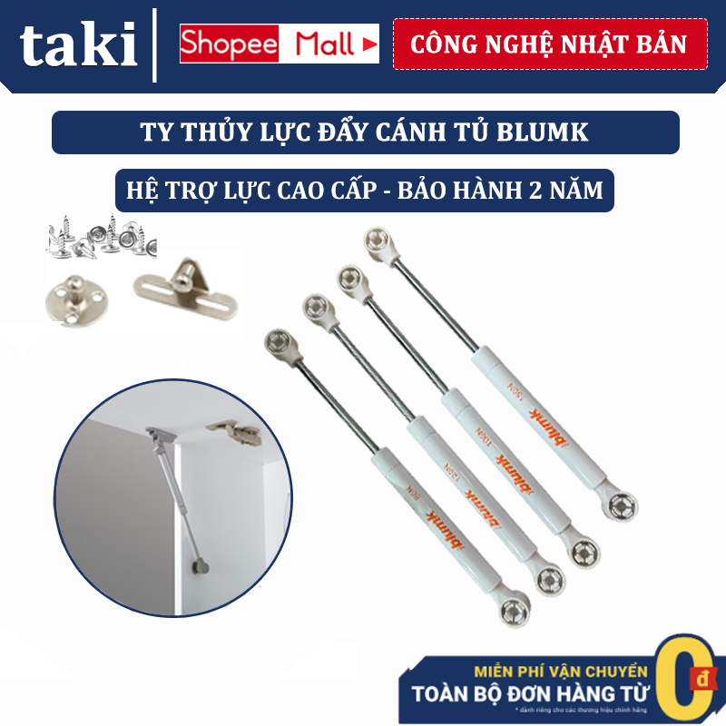 Piston Giảm Chấn, Ty Thủy Lực, Tay Đẩy Cánh Tủ, Tay Nâng Pittong Blumk ...
