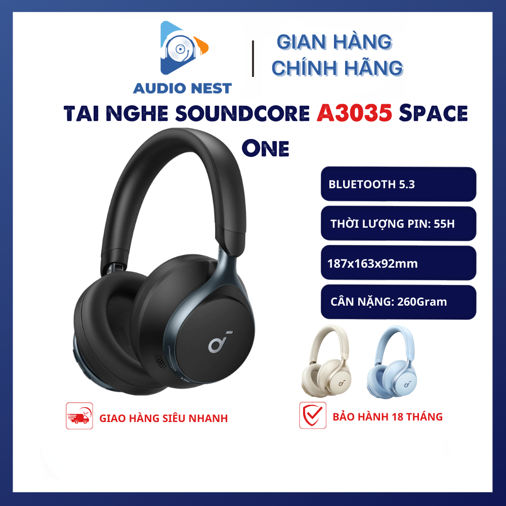 Tai Nghe Chụp tai Anker A3035 Soundcore Space One S1 Transport App - Bảo Hành 18 tháng | Shopee ...